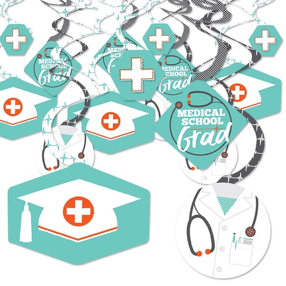 Big Dot | Party Supplies | 8 Piece Medical School Graduation Party ...